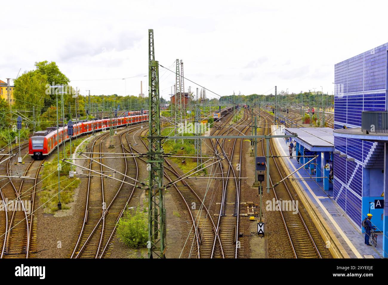 Deutsche Bahn rail network Stock Photo - Alamy
