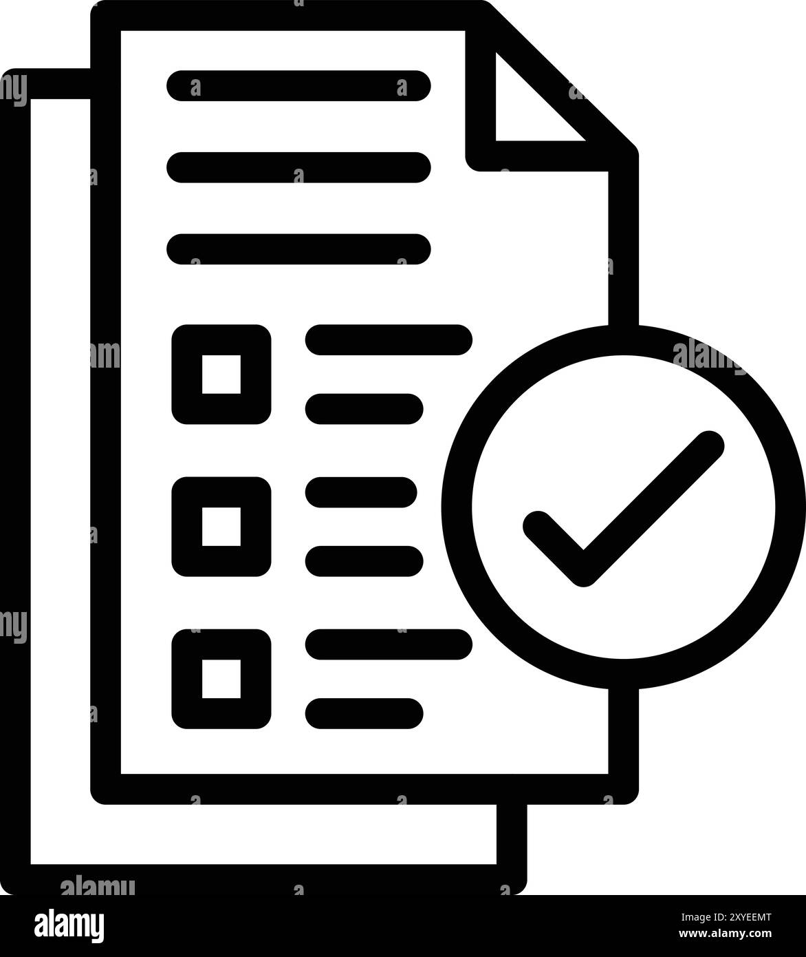 Approved concept illustration icons hi-res stock photography and images ...