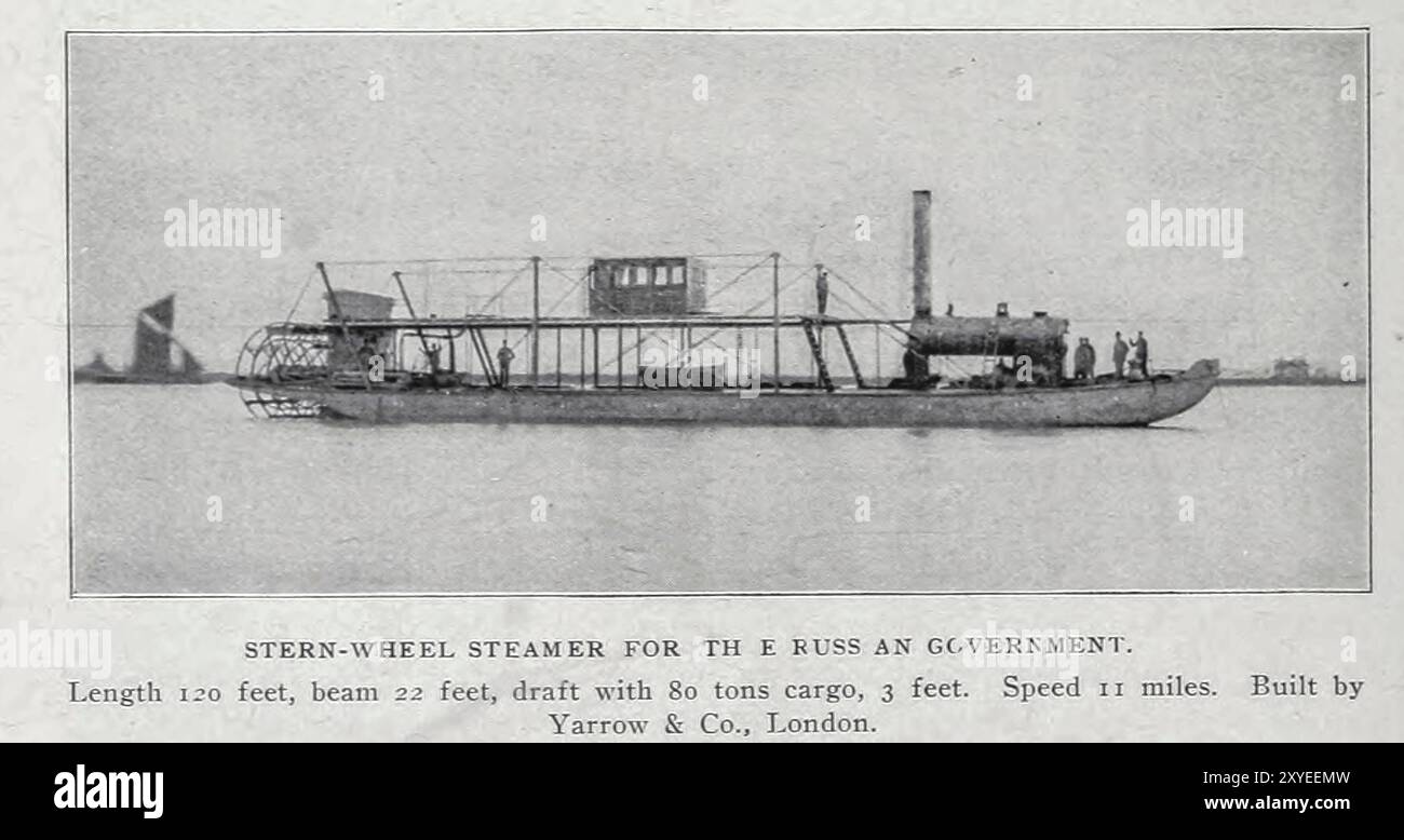 STERN-WHEEL STEAMER FOR THE RUSSIAN GOVERNMENT from the Article THE ...