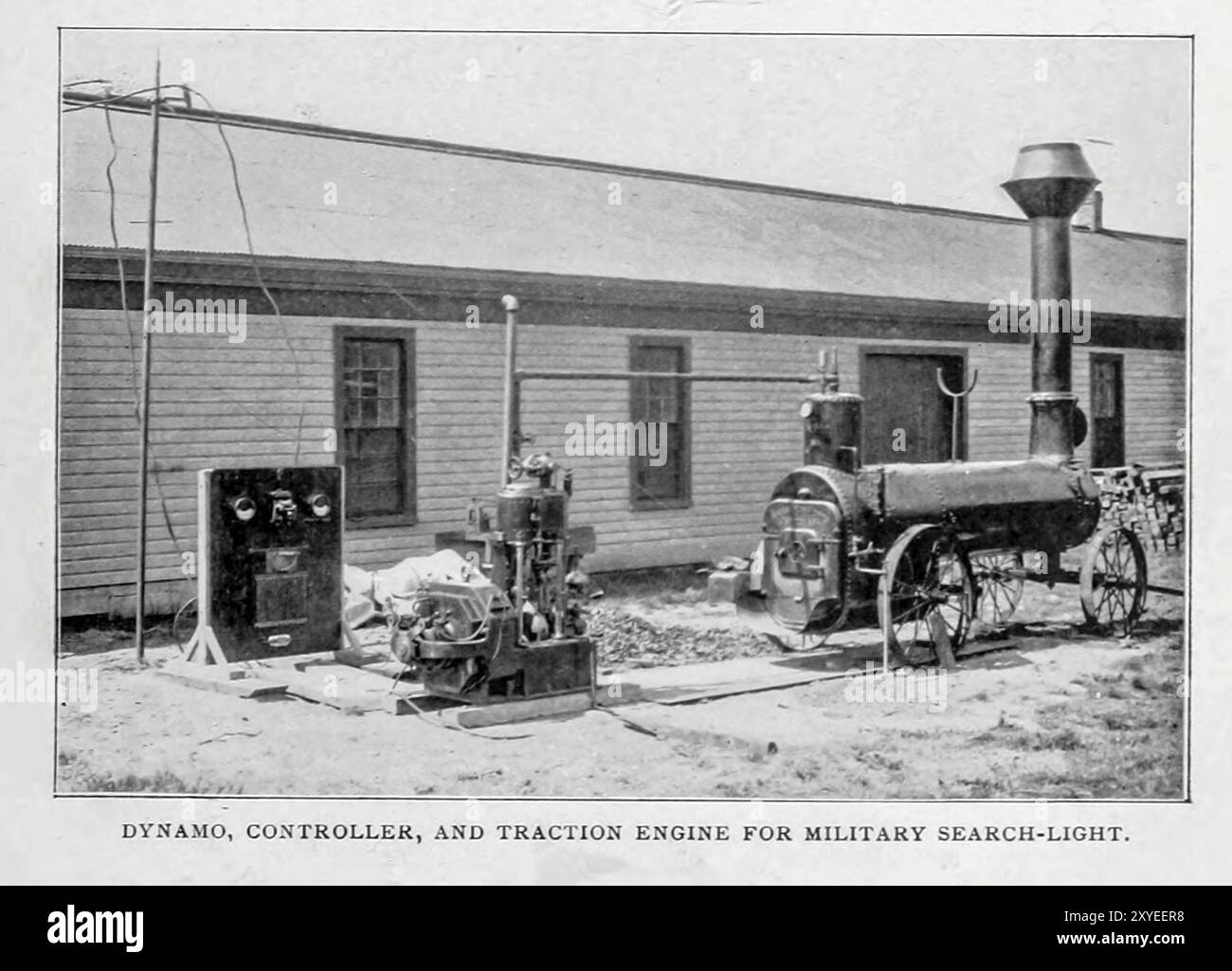 DYNAMO, CONTROLLER, AND TRACTION ENGINE FOR MILITARY SEARCH LIGHT from ...