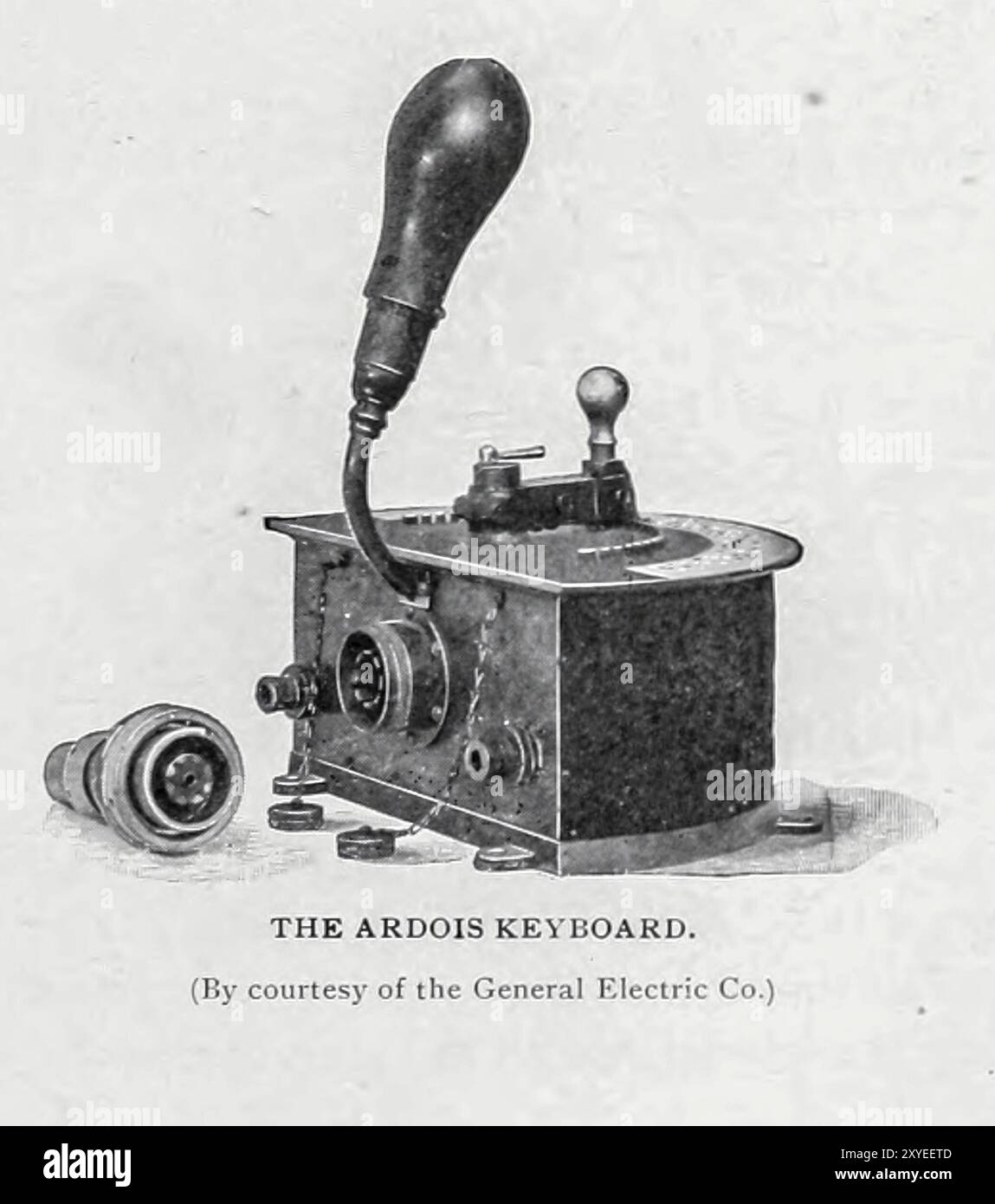 the Ardois keyboard (By courtesy of the General Electric Co.) from the ...
