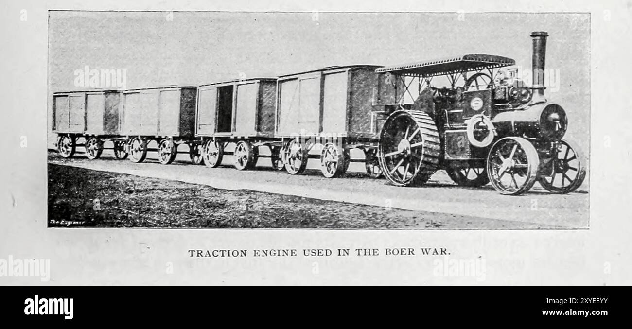 TRACTION ENGINE USED IN THE BOER WAR. from the Article ELECTRICAL ...