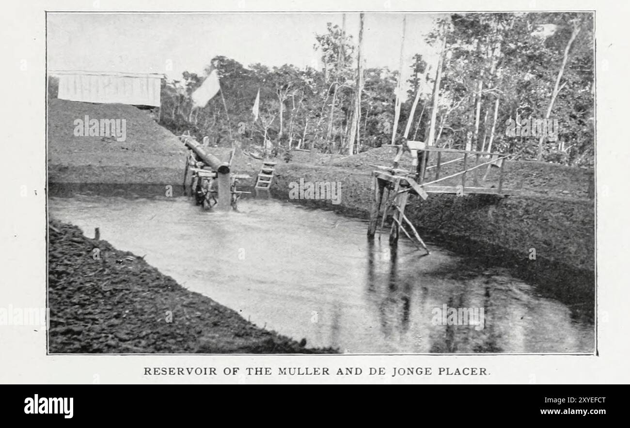 RESERVOIR OF THE MULLER AND DE JONGE PLACER. from the Article DUTCH ...