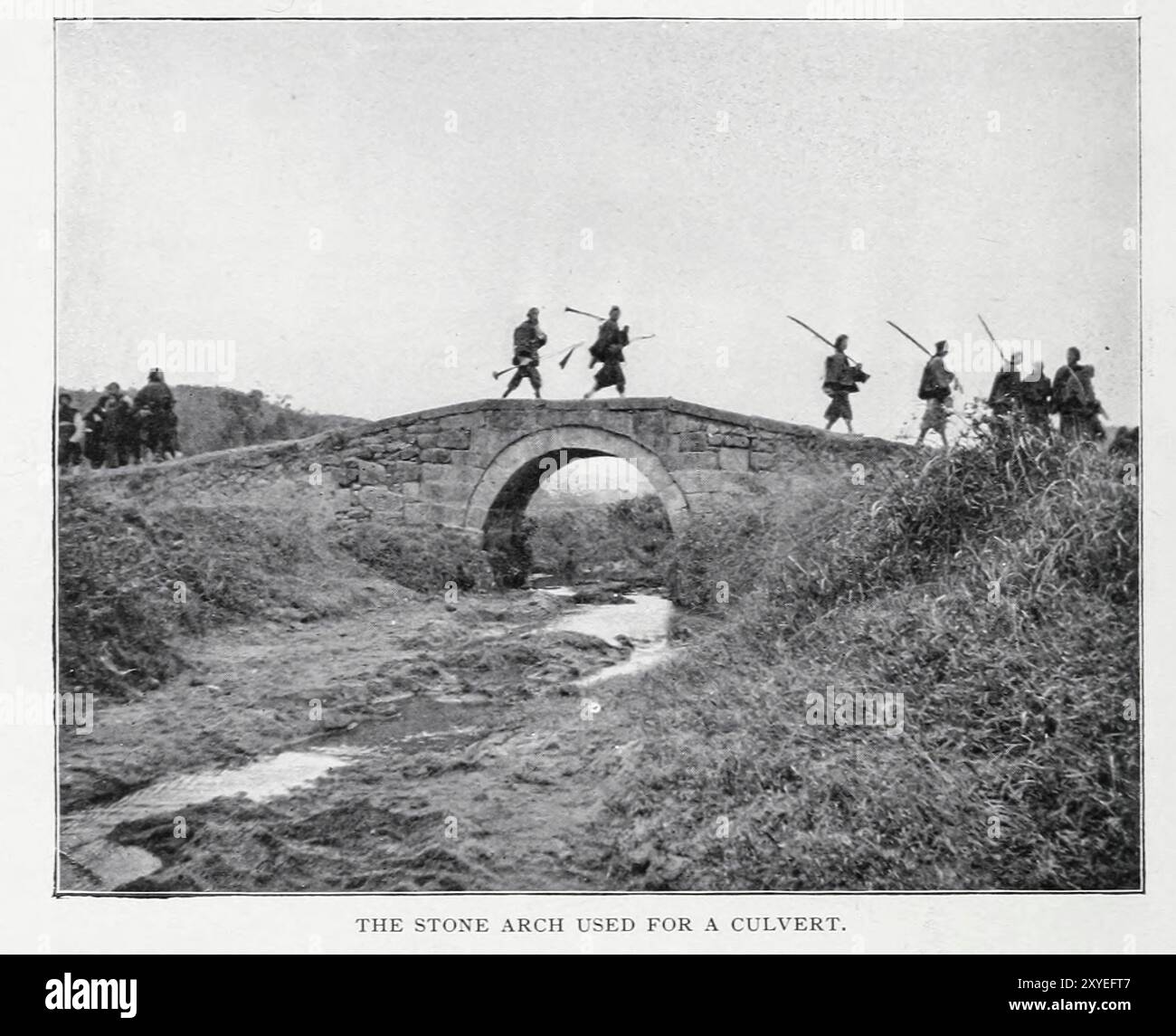 THE STONE ARCH USED FOR A CULVERT from the Article ENGINEERING ...
