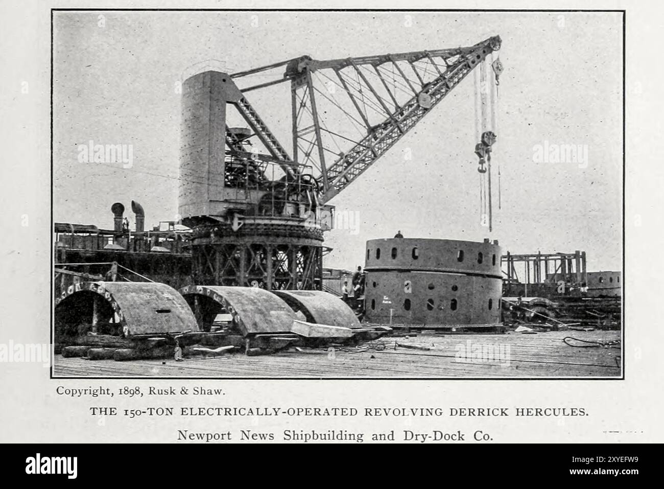 THE 150-TON ELECTRICALLY-OPERATED REVOLVING DERRICK HERCULES AT THE ...