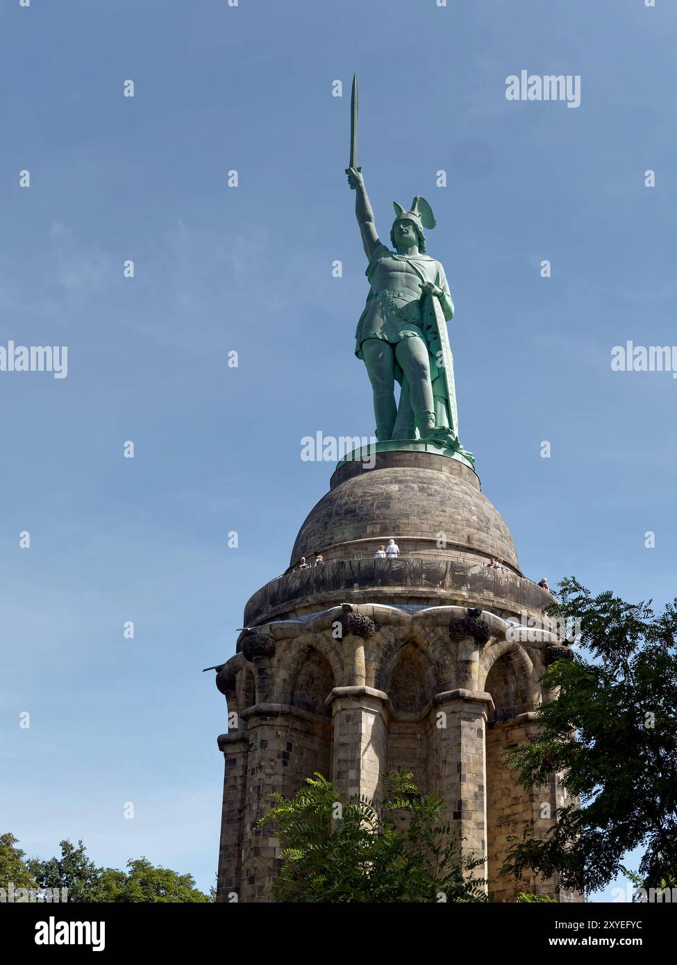 Closeup of the statue of hermann arminius hi-res stock photography and ...