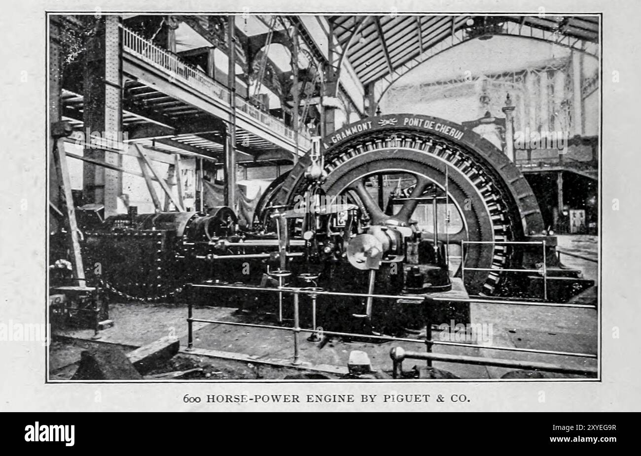 600 HORSE-POWER ENGINE BY PIGUET & Co. from the Article POWER FEATURES ...