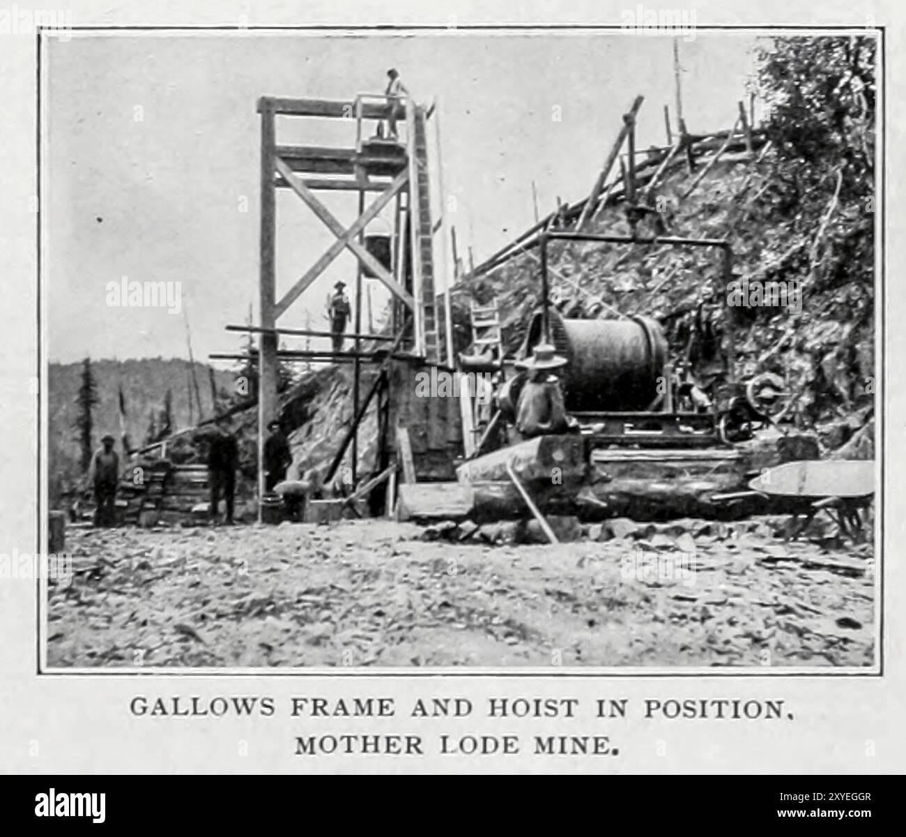 Gold mine hoist hi-res stock photography and images - Alamy