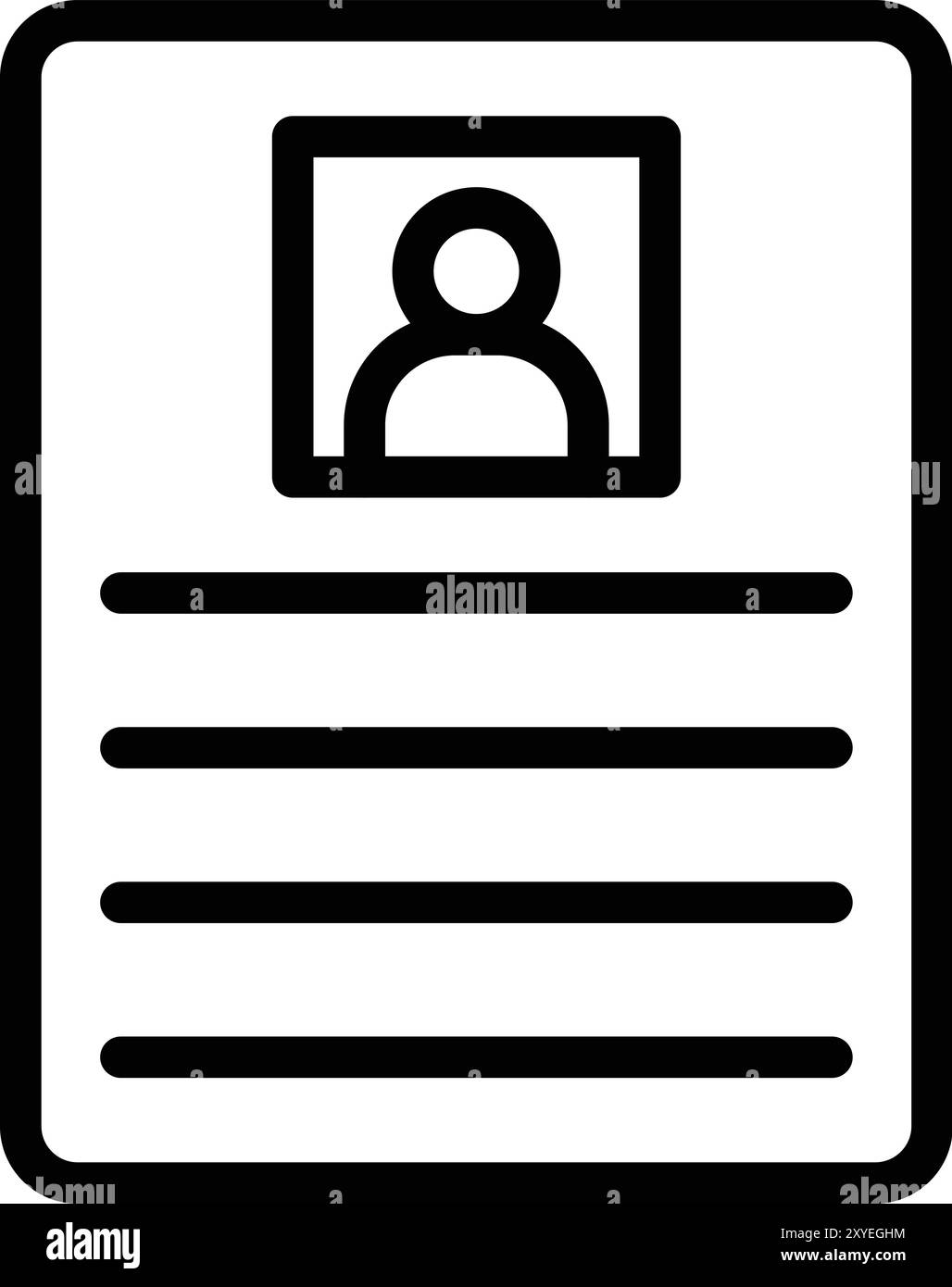 Editable cv design hi-res stock photography and images - Alamy