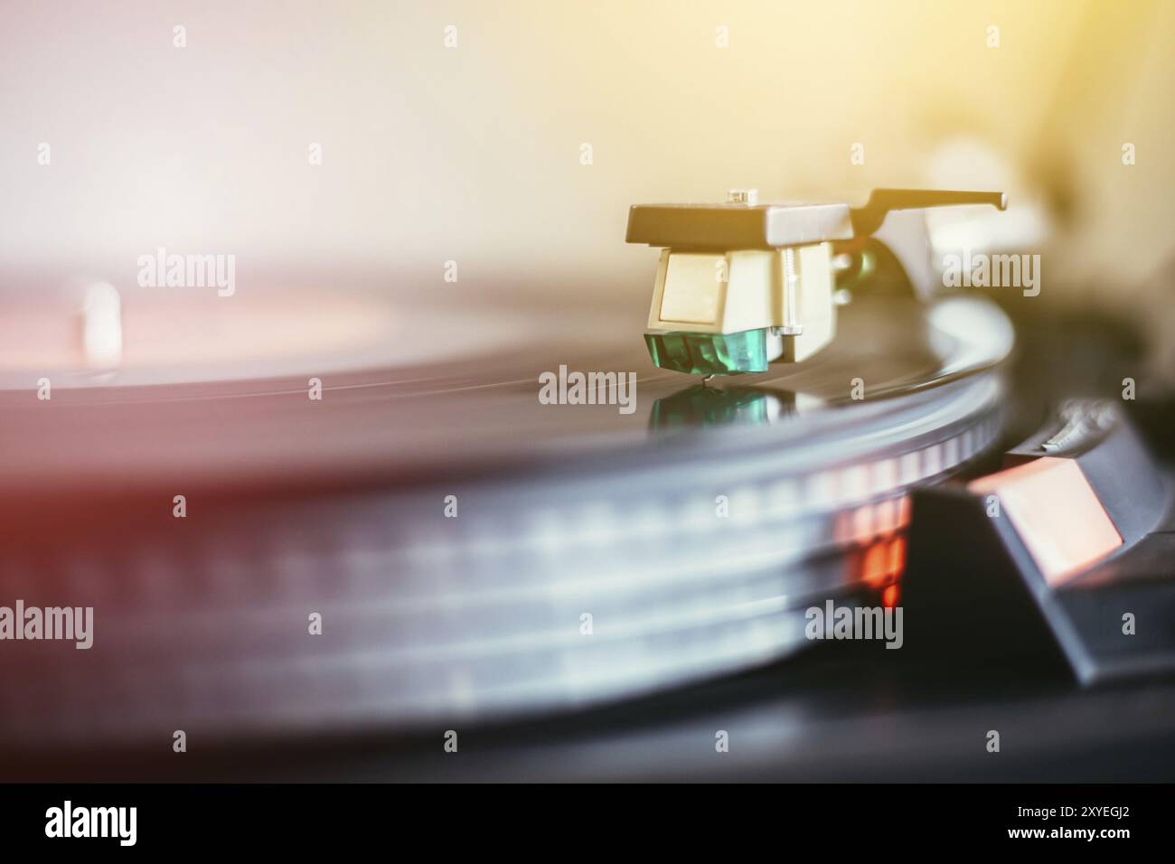 Close up old empty record hi-res stock photography and images - Alamy