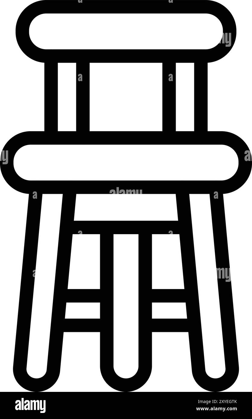 Stool vector hi-res stock photography and images - Alamy