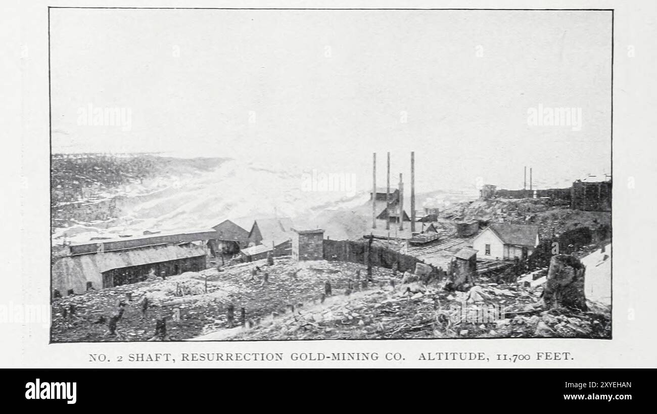 NO. 2 SHAFT, RESURRECTION Gold Mining Co. from the Article THE FOURTH ...