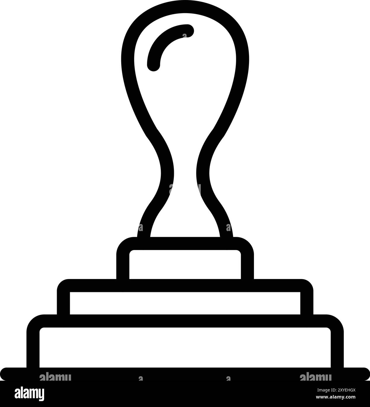 Press icon vector image Black and White Stock Photos & Images - Alamy