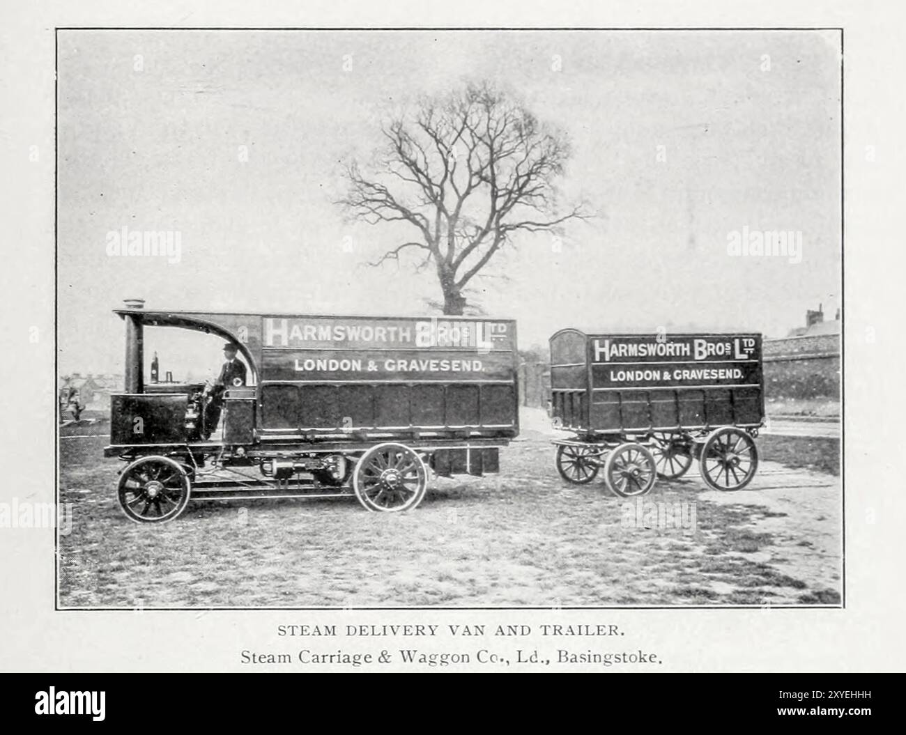 STEAM DELIVERY VAN AND TRAILER. Steam Carriage & Waggon Co, Ld ...