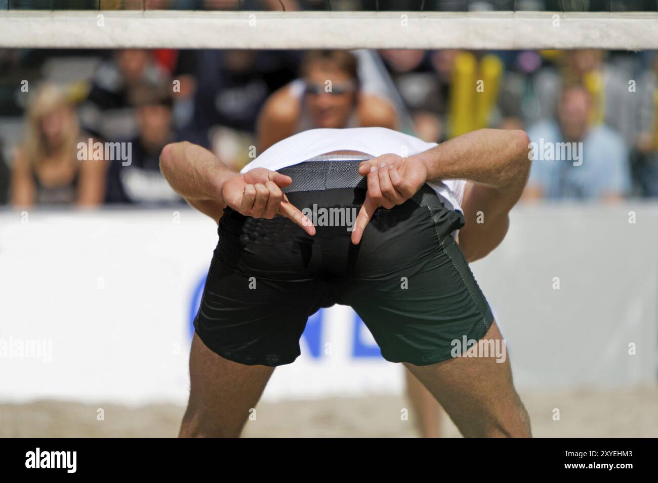Hand signals in volleyball Stock Photo - Alamy