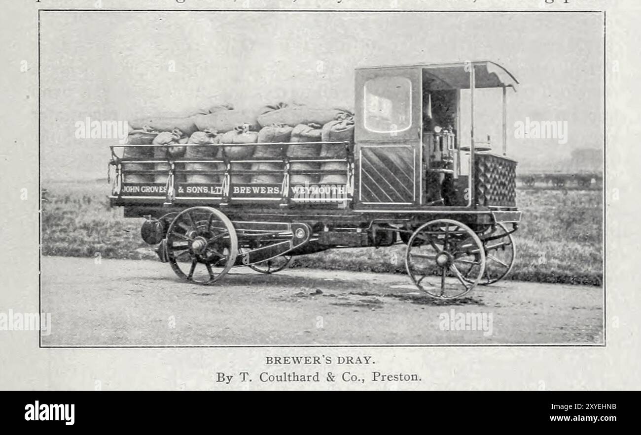 BREWER'S DRAY. By T. Coulthard & Co., Preston from the Article HEAVY ...