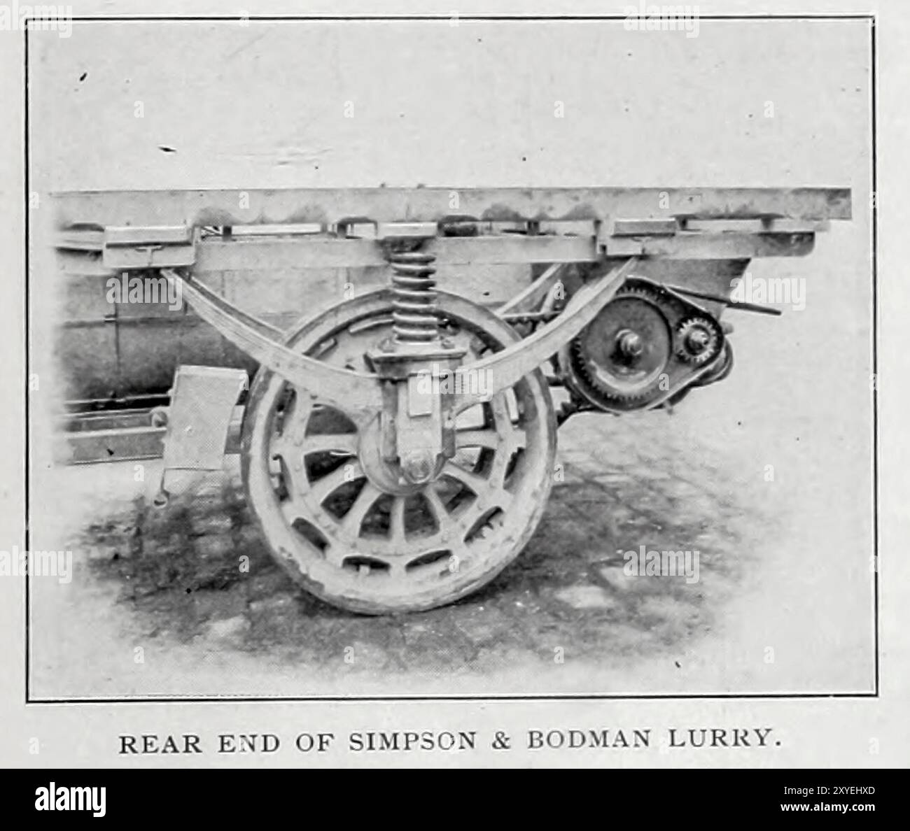 Rear end of Simpson & Bodman Lurry from the Article HEAVY MOTOR ...