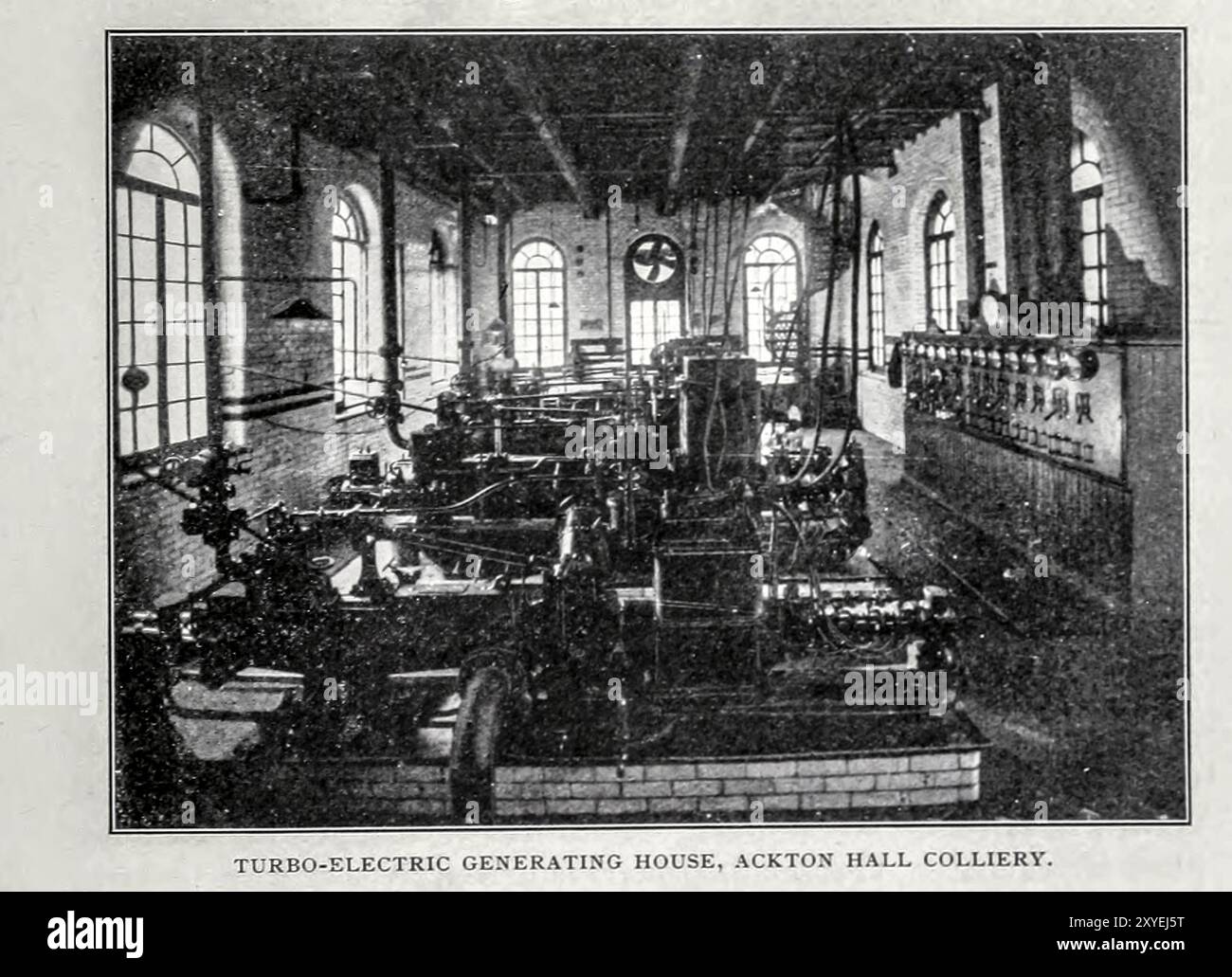 TURBO ELECTRlC Generating House Ackton Hall Colliery from the Article ...