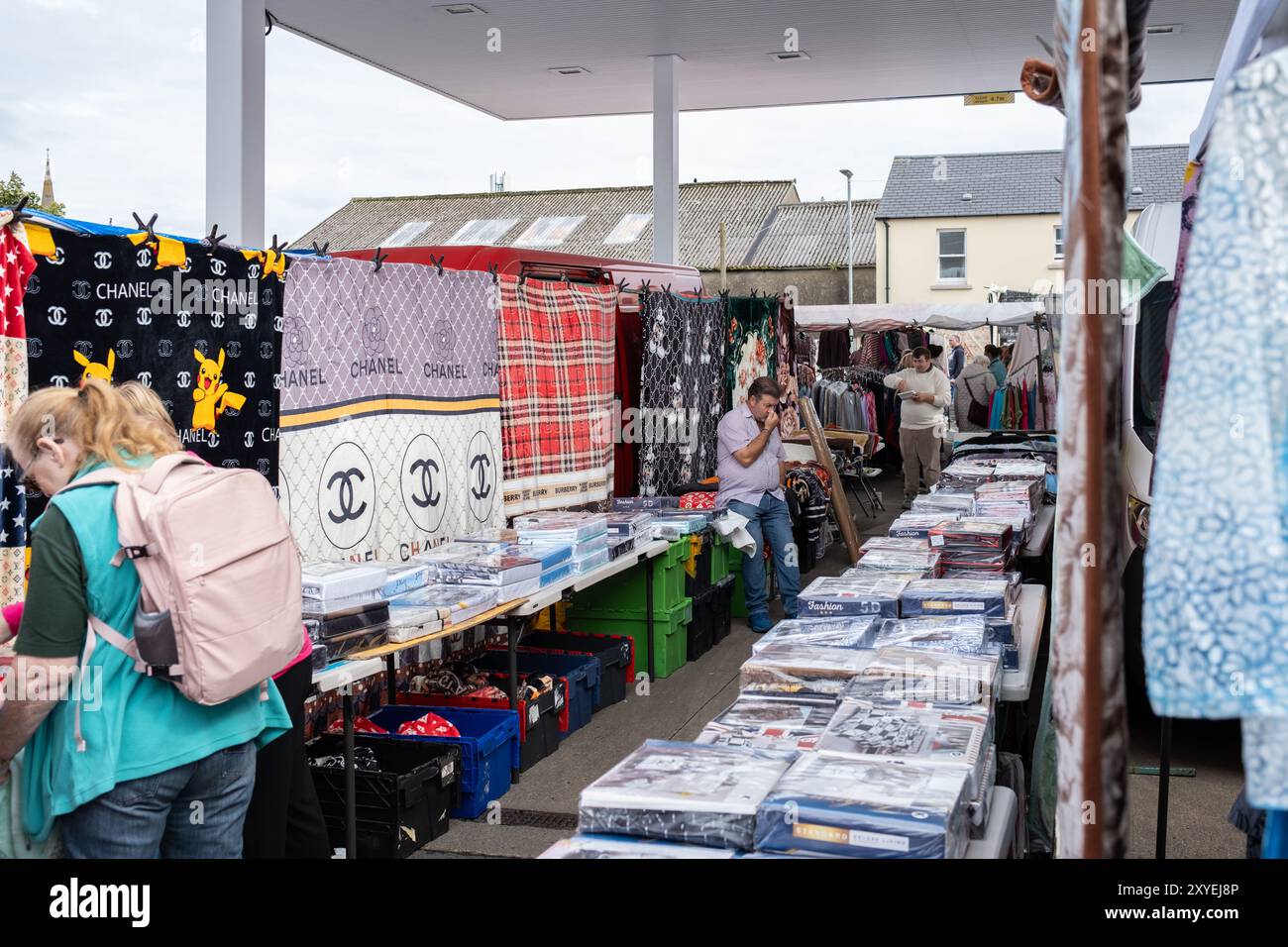 Maxol service station forecourt transformed into outdoor market for ...