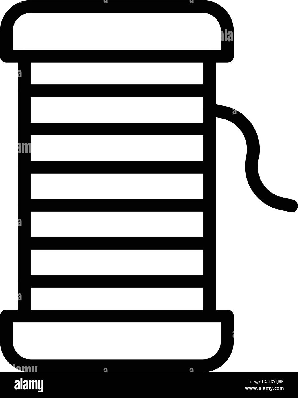 Yarn icon Black and White Stock Photos & Images - Alamy