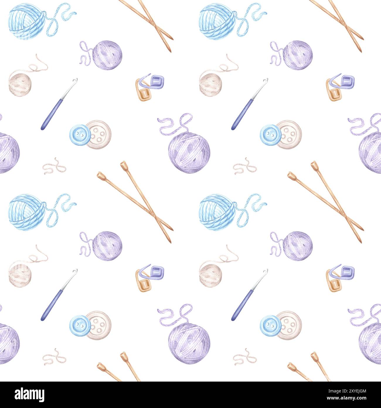 Crochet watercolor hi-res stock photography and images - Alamy