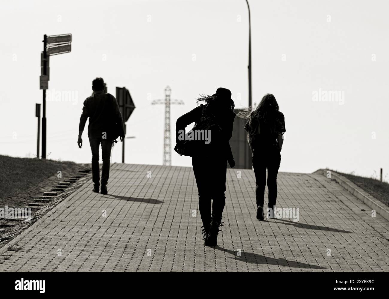 Four tourists person persons hi-res stock photography and images - Alamy