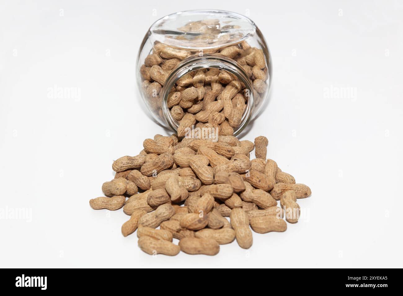 Peanuts in a jar Stock Photo - Alamy