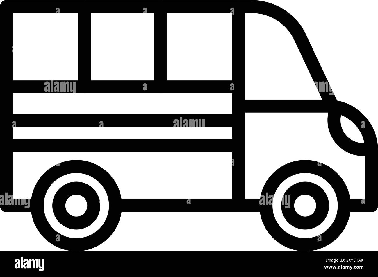 Van vector vectors Stock Vector Images - Alamy