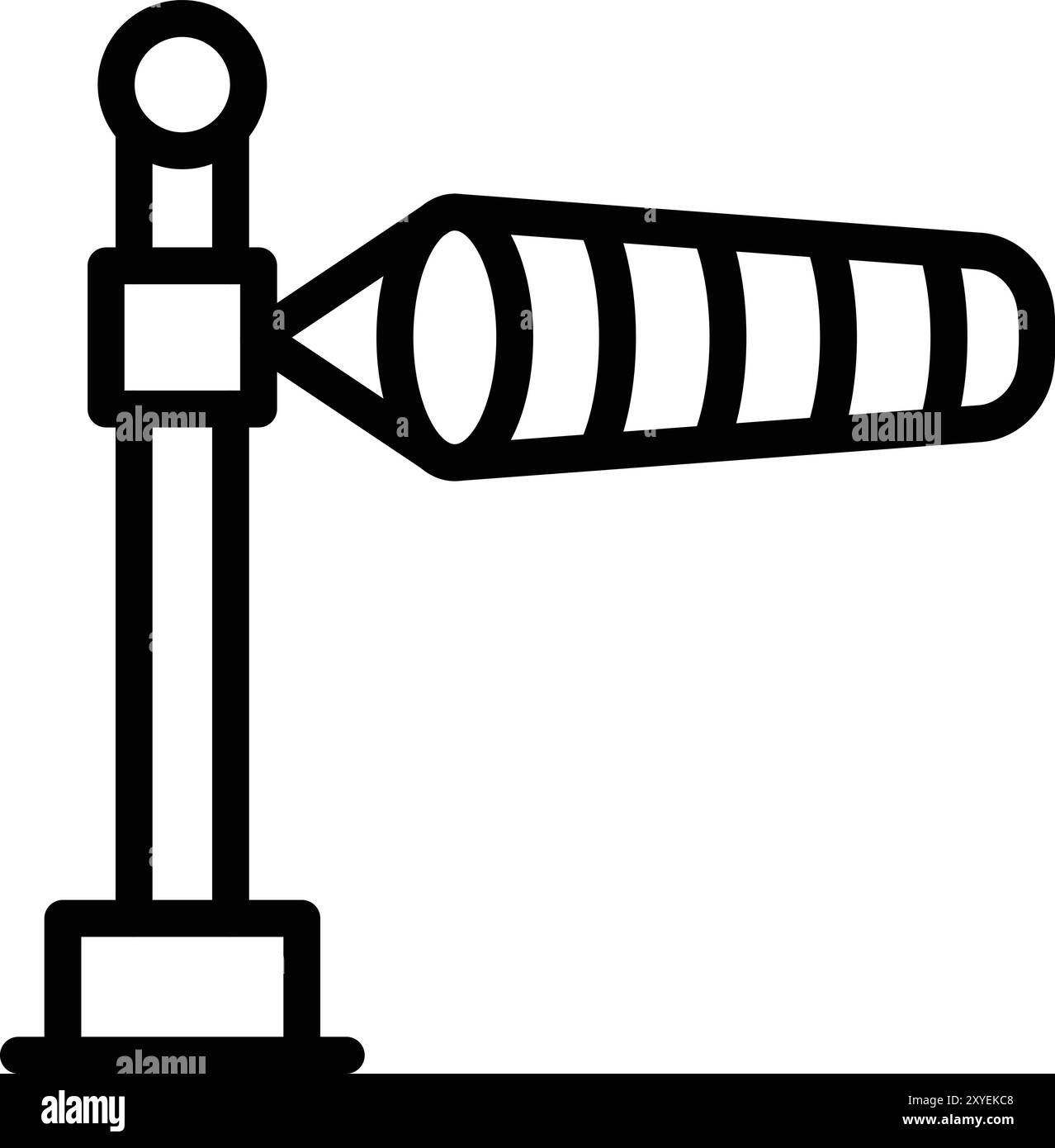 Windsock Vector Icon Design Illustration Stock Vector Image & Art - Alamy