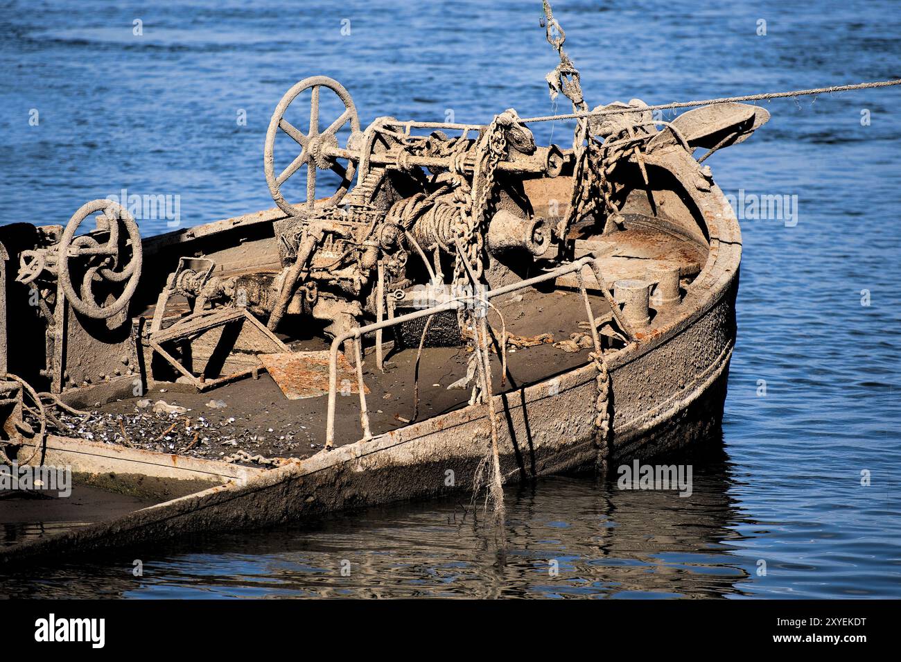 Wrecked barge hi-res stock photography and images - Alamy