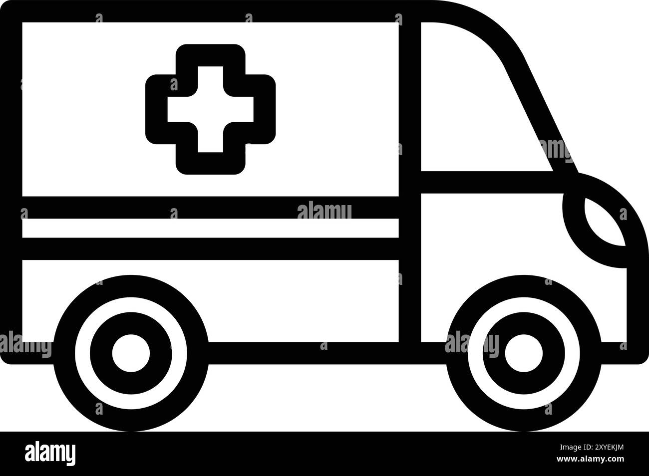 Vector illustration ambulance Stock Vector Images - Alamy
