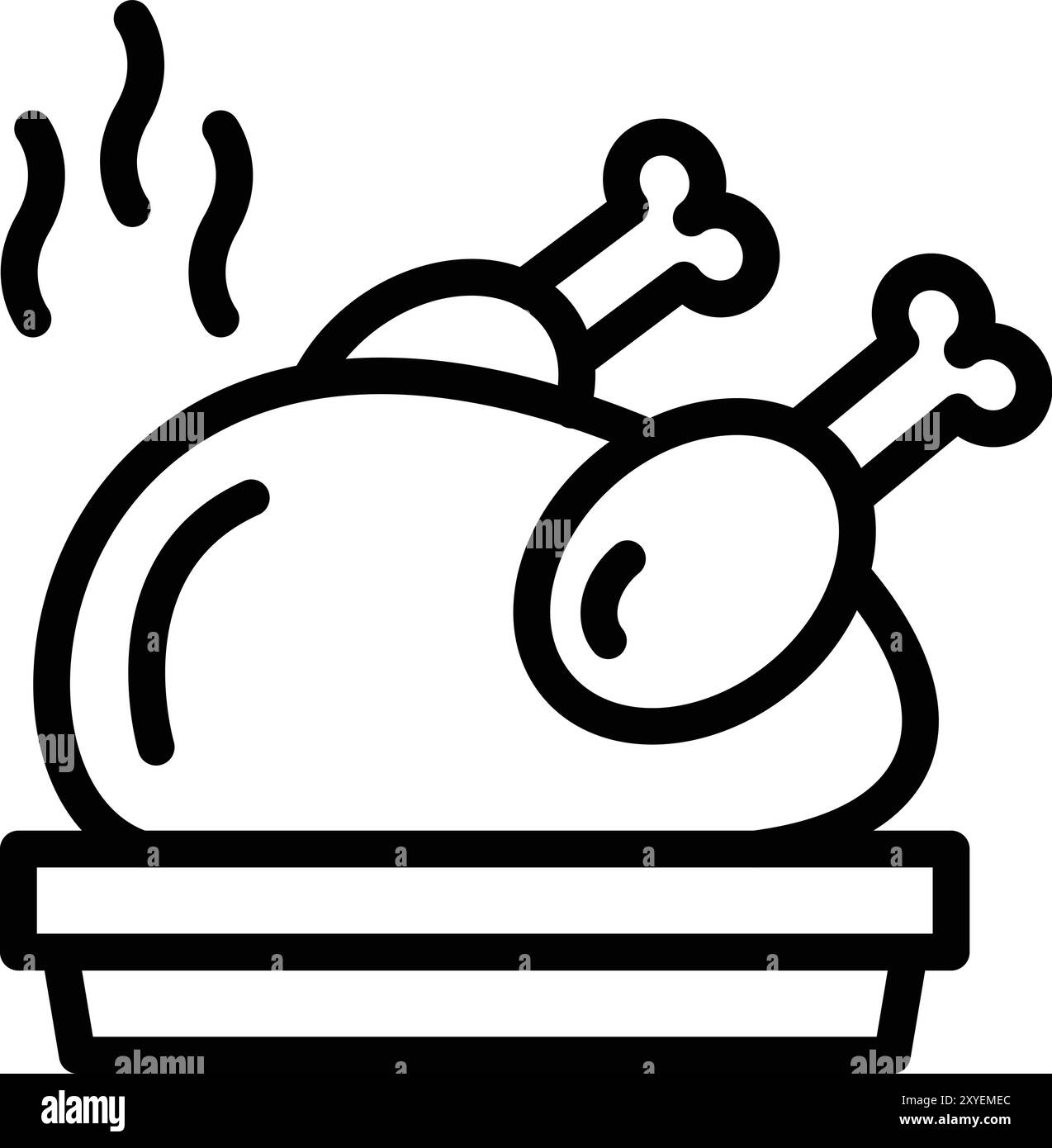 Vector set thanksgiving turkey Cut Out Stock Images & Pictures - Alamy