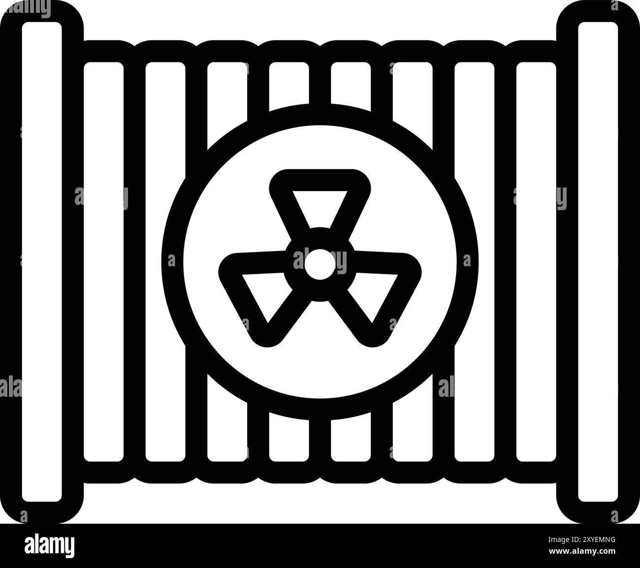 Radiator Vector Icon Design Illustration Stock Vector Image & Art - Alamy