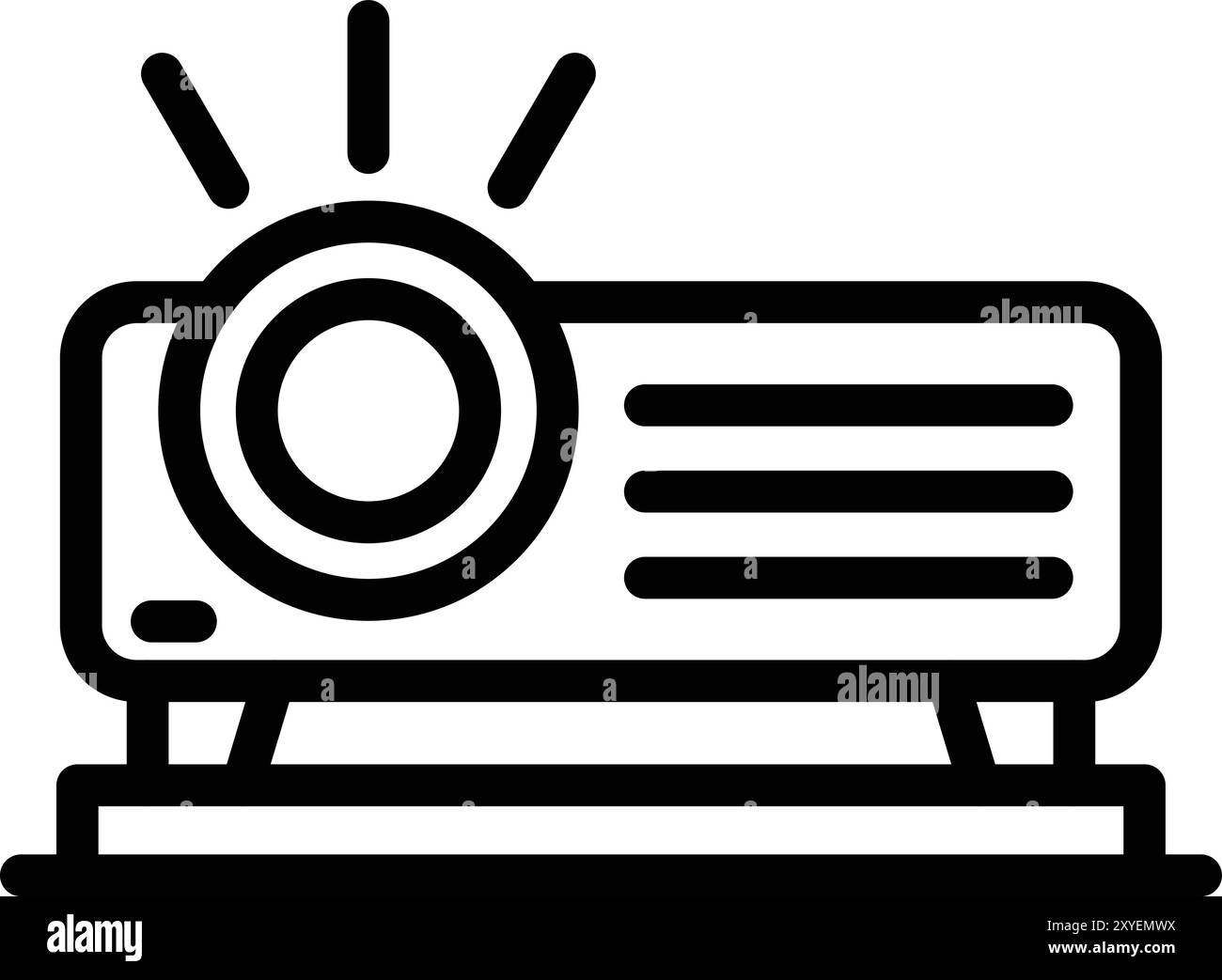 Projector vector vectors Stock Vector Images - Alamy