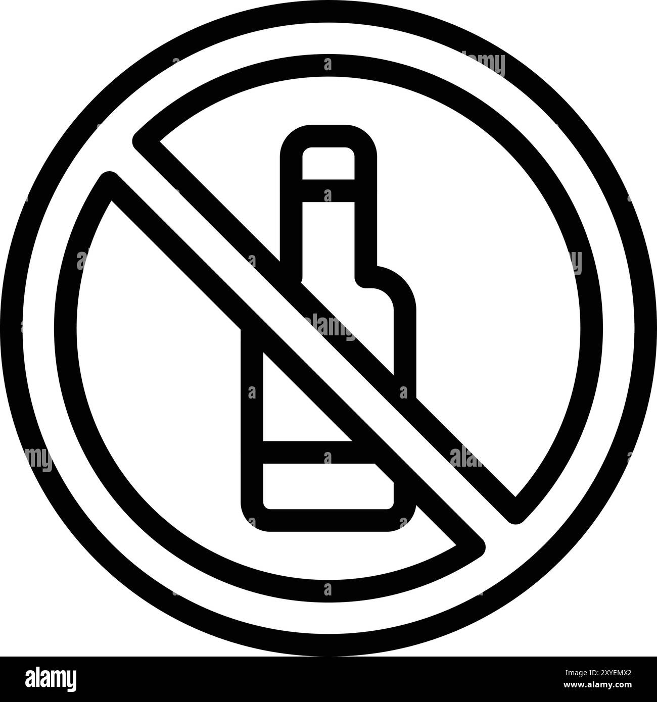 Prohibition sign vector vectors Black and White Stock Photos & Images ...
