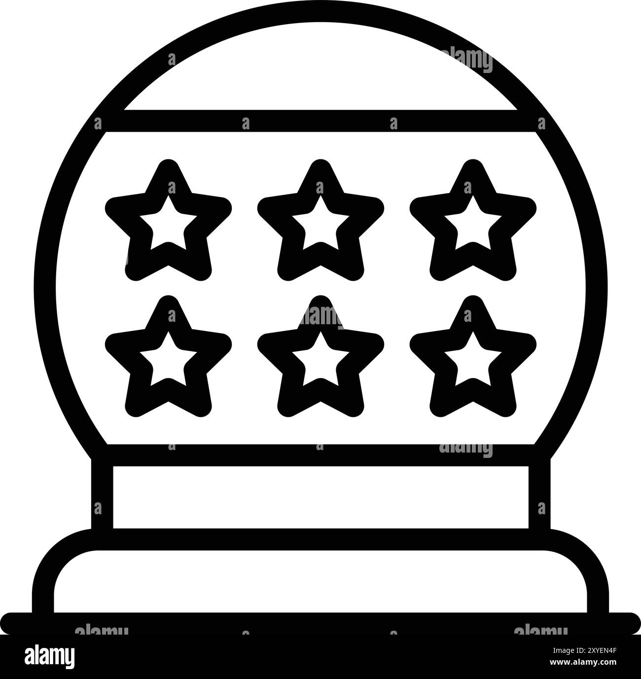 Crystal ball illustration Black and White Stock Photos & Images - Alamy