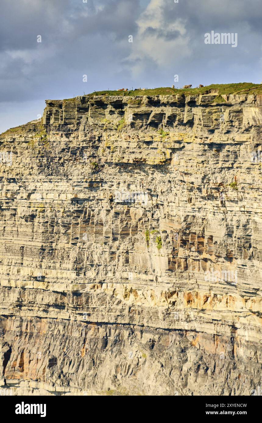Cliffs of moher in county Clare, Ireland. One of the most popular ...