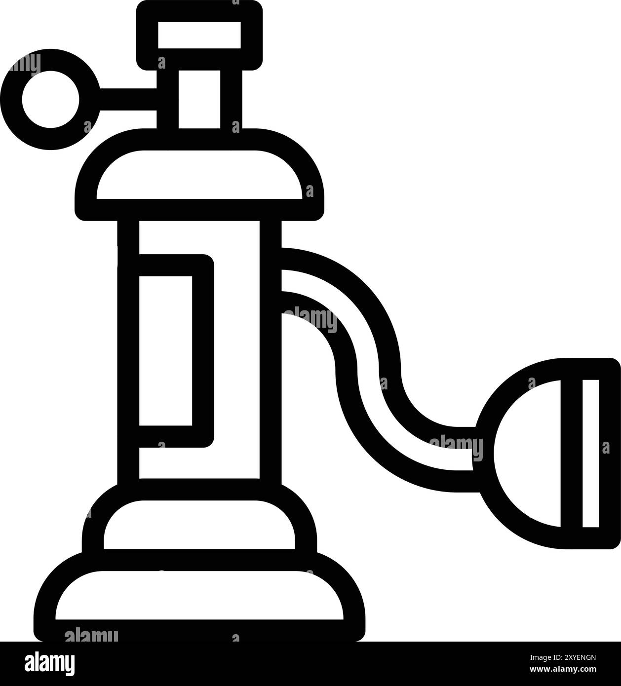 Oxygen Tank Vector Icon Design Illustration Stock Vector Image & Art ...