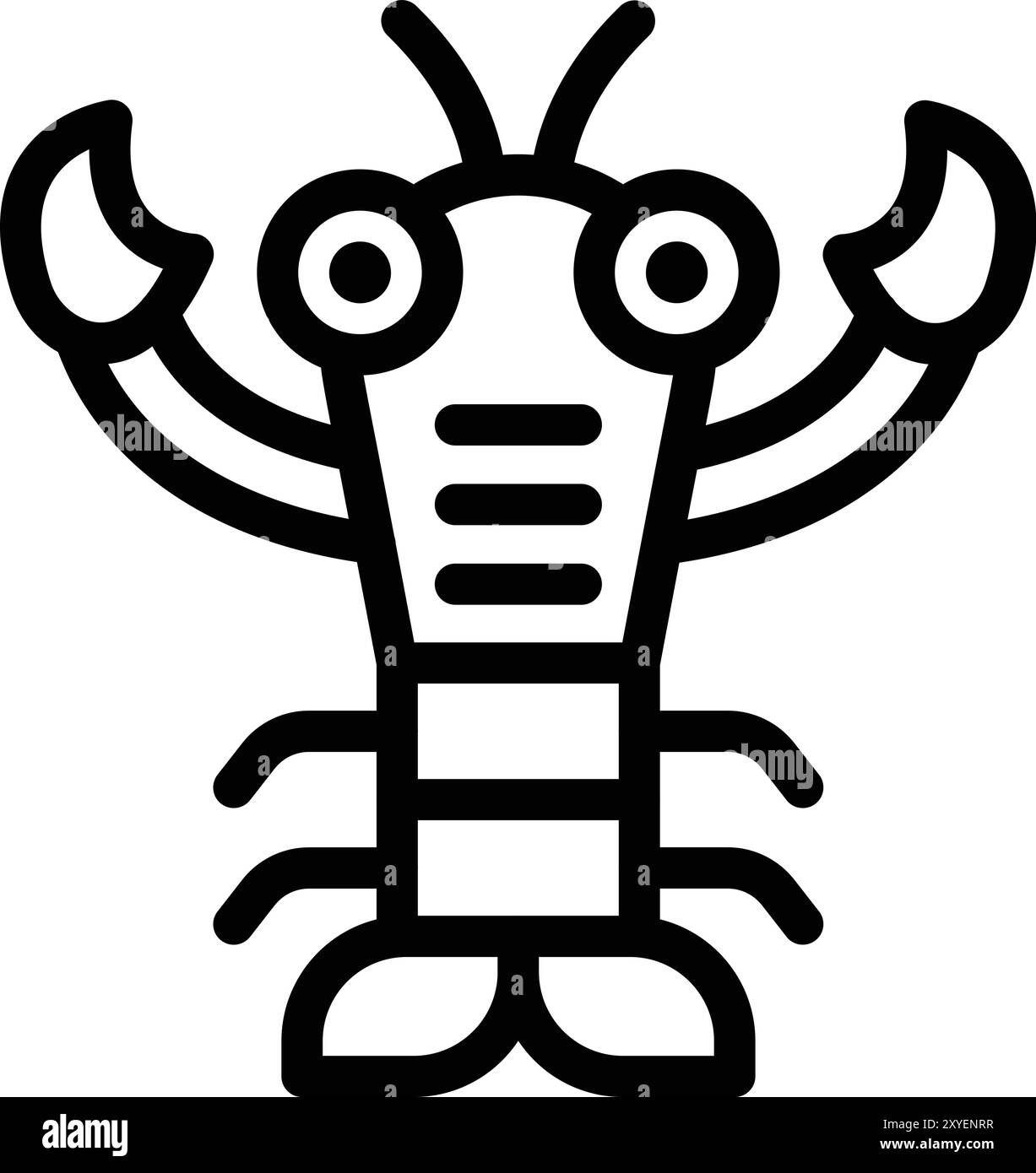 Lobster Vector Icon Design Illustration Stock Vector Image & Art - Alamy