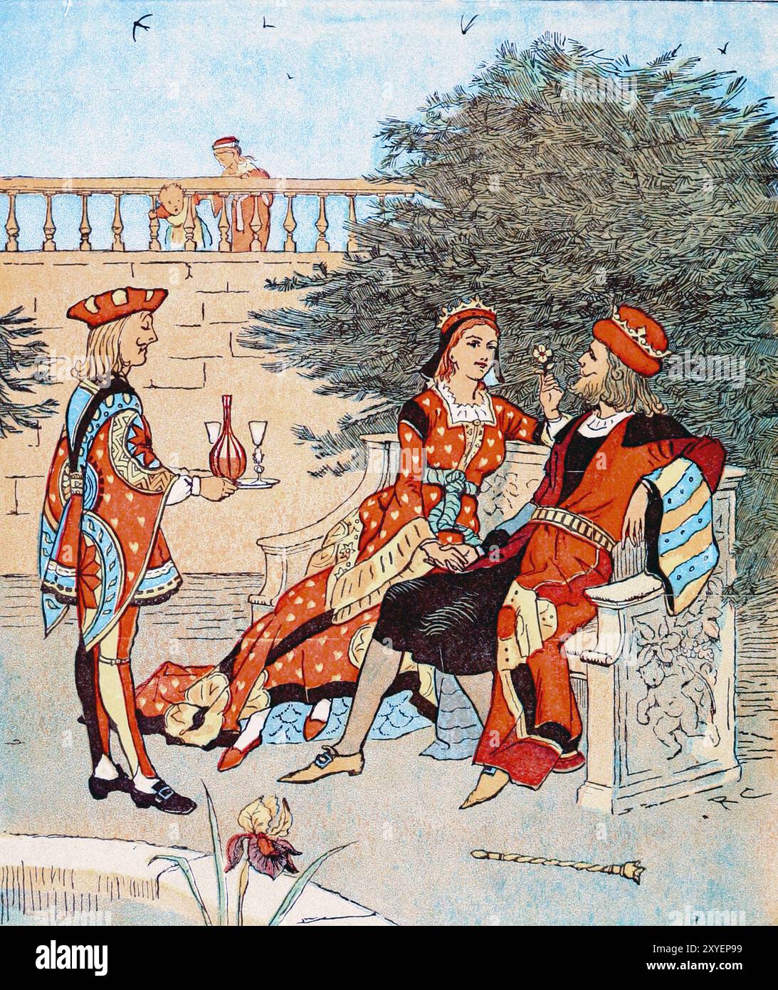 The queen of hearts by Caldecott, Randolph, 1846-1886, The Queen of ...