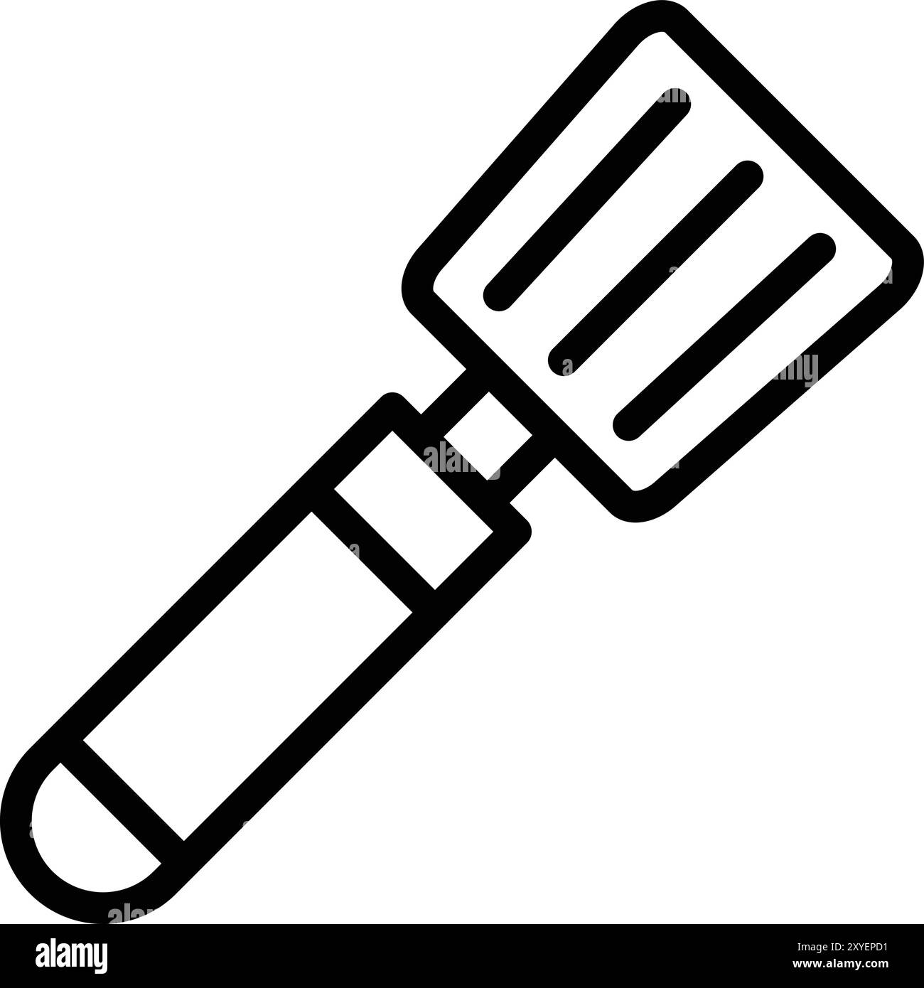 Spatula vector Black and White Stock Photos & Images - Alamy