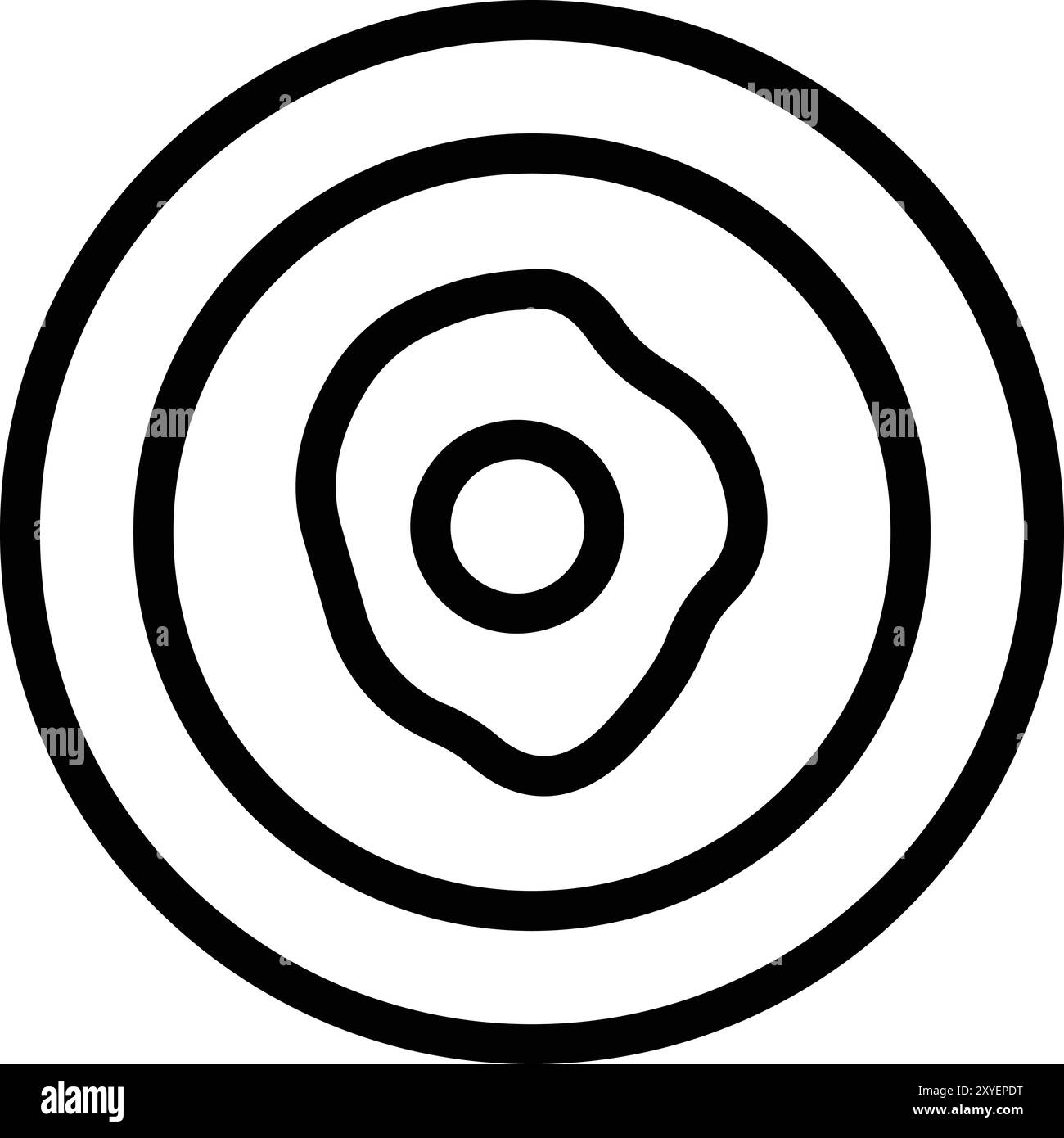 Egg flat design Black and White Stock Photos & Images - Alamy