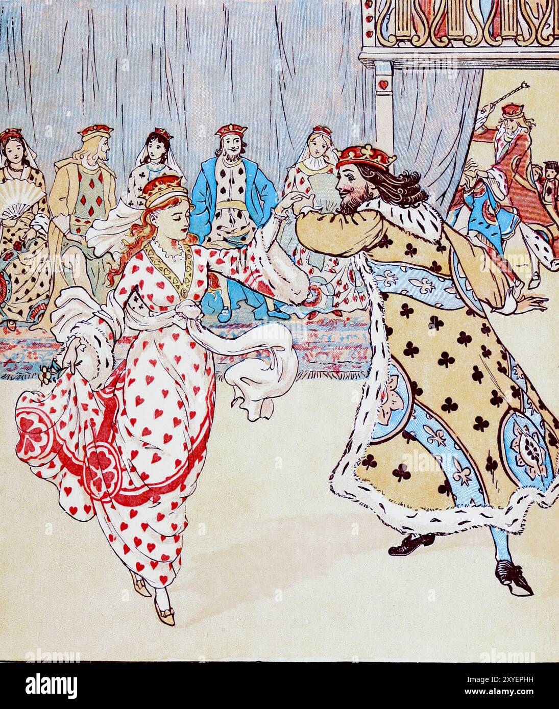 The queen of hearts by Caldecott, Randolph, 1846-1886, The Queen of ...
