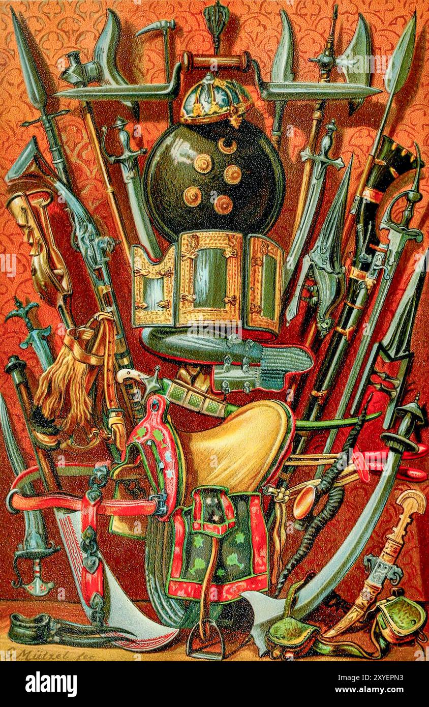 EAST ARYAN ART WORK. Indican Designs. from volume II of Ridpath's ...