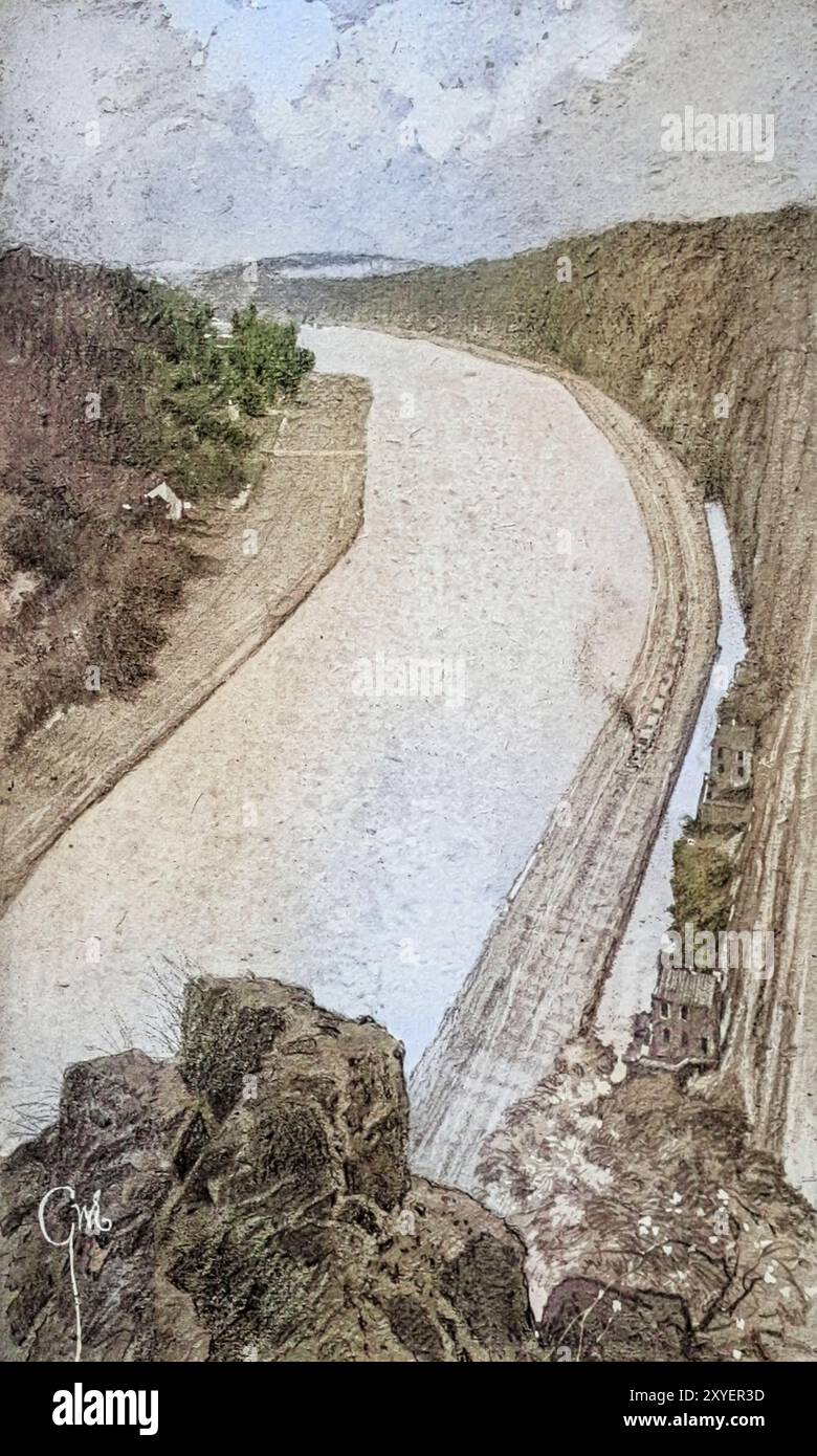 The River, from the Ruins of the Castle of the Four Sons of Aymon The ...