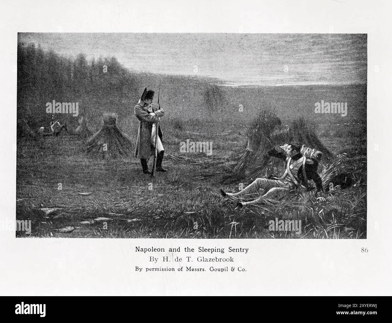 Napoleon and the Sleeping Sentry by H. de T. Glazebrook Napoleon ...