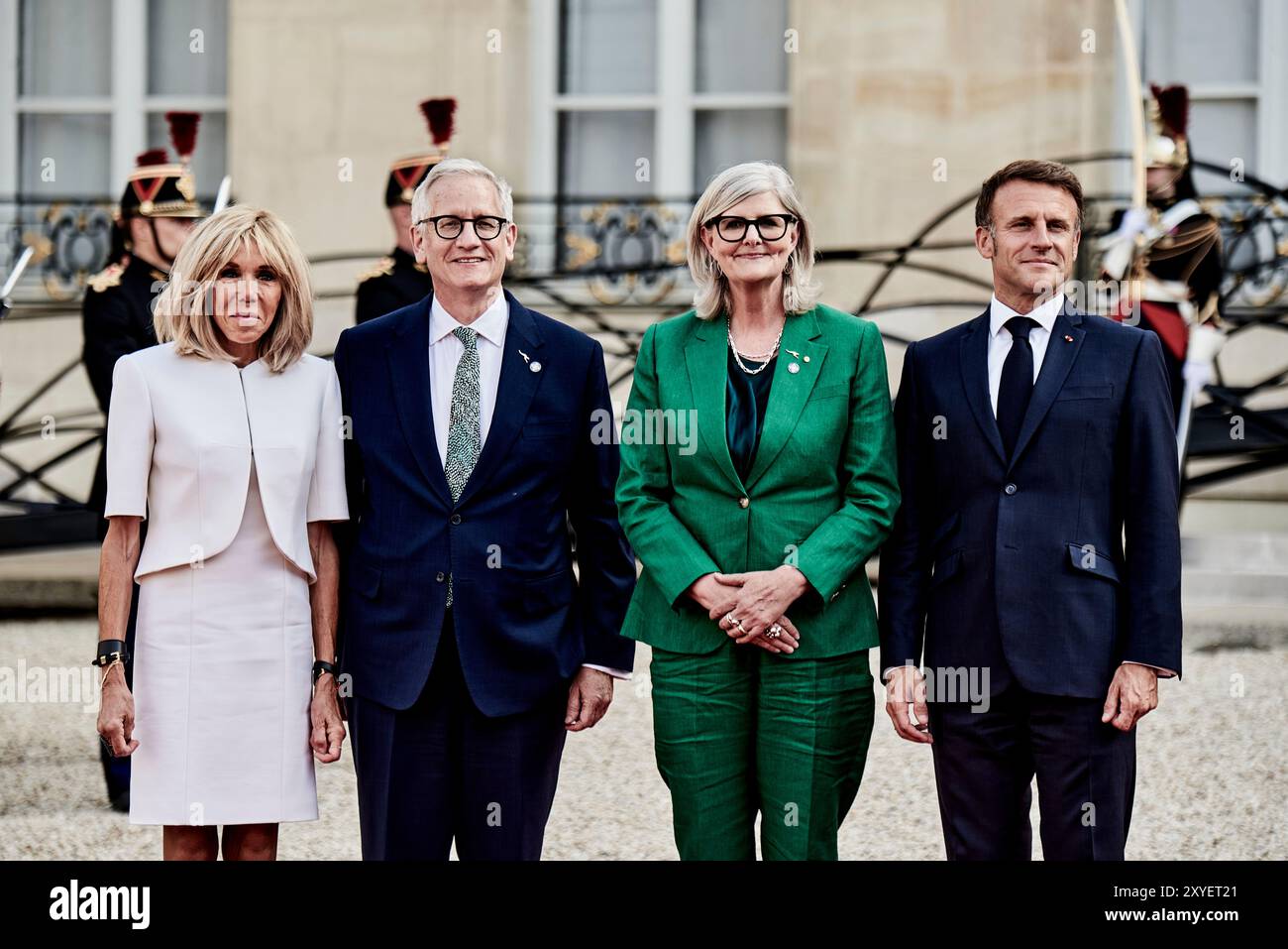 Paris, France. 28th Aug, 2024. Antonin Burat/Le Pictorium - Reception ...