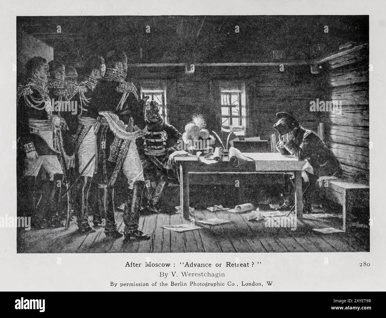 After Moscow Advance or Retreat by V. Werestchagin Napoleon Bonaparte ...