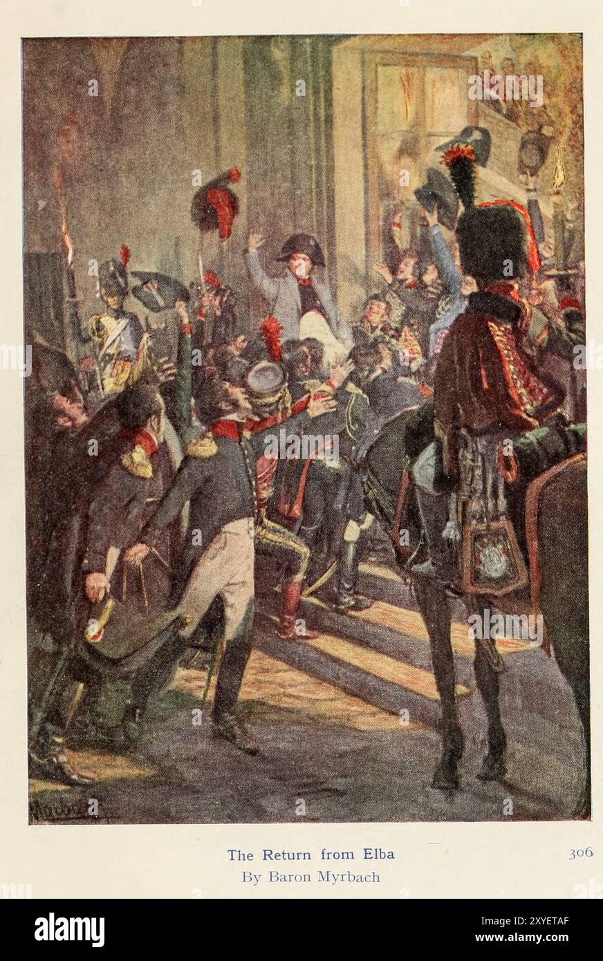 The Return from Elba Baron Myrbach Napoleon Bonaparte (born Napoleone ...
