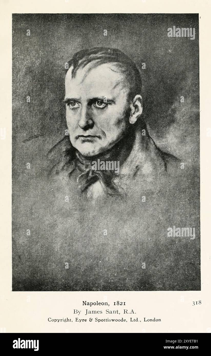 Napoleon, 1821 by James Sunt Napoleon Bonaparte (born Napoleone di ...